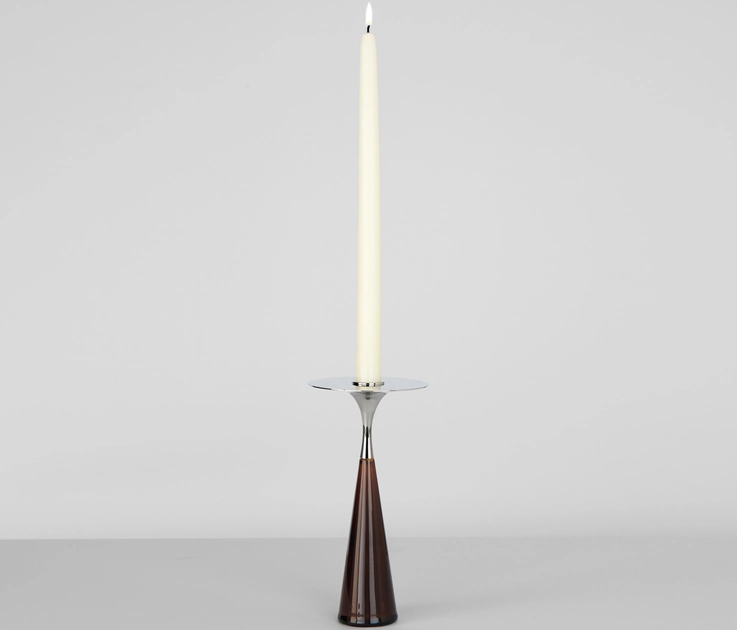 MOOR (BROWN/POLISHED NICKEL) – Candlesticks / Candleholder di Roll ...