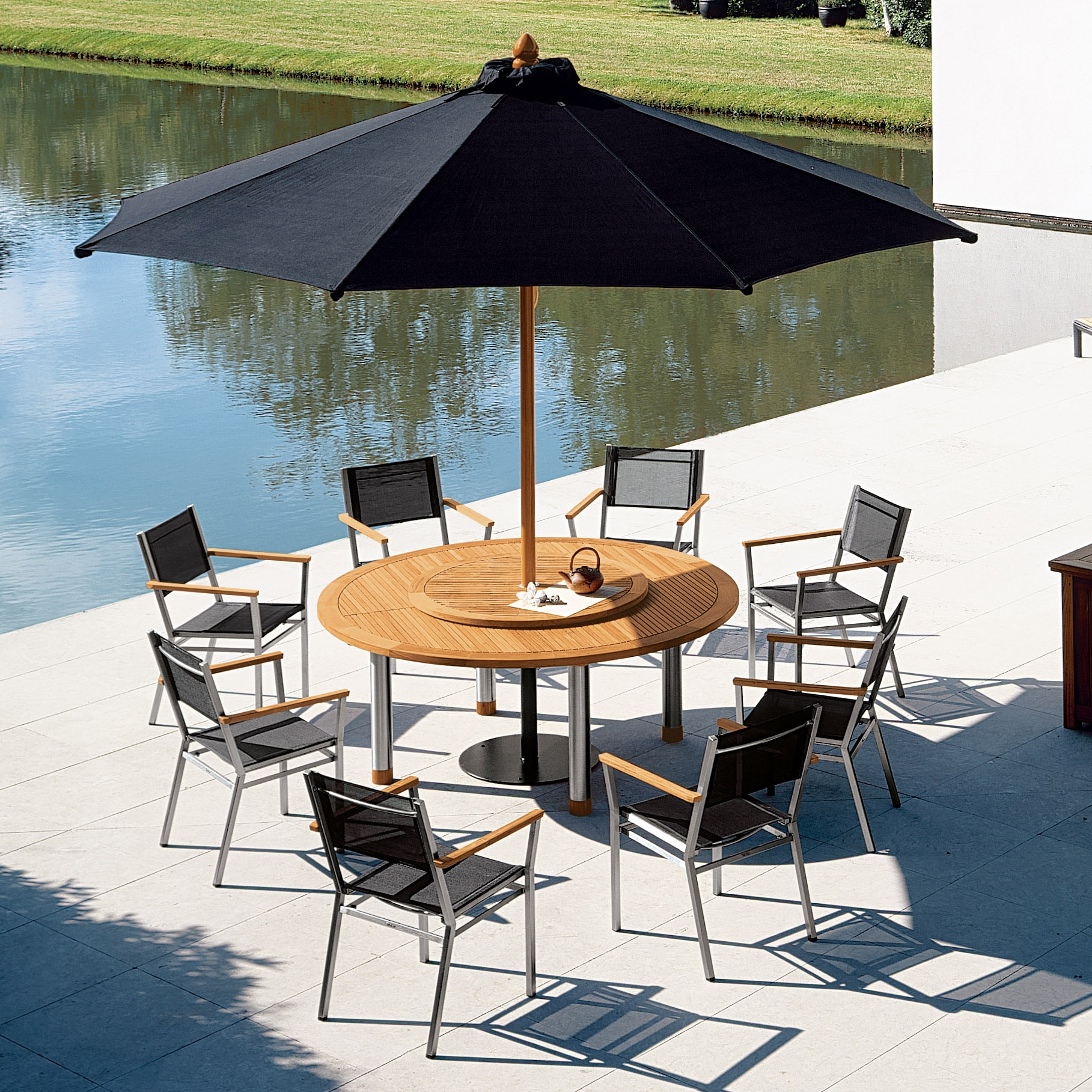 EQUINOX HIGH DINING CARVER (CHARCOAL SLING) - Bar stools from Barlow ...