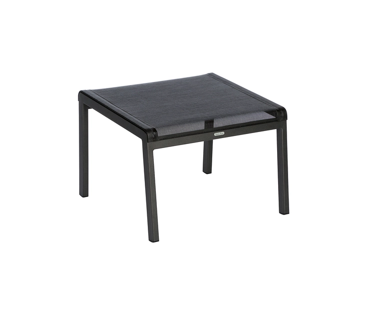 AURA FOOTSTOOL DS (GRAPHITE FRAME - CHARCOAL SLING) - Poufs from Barlow ...