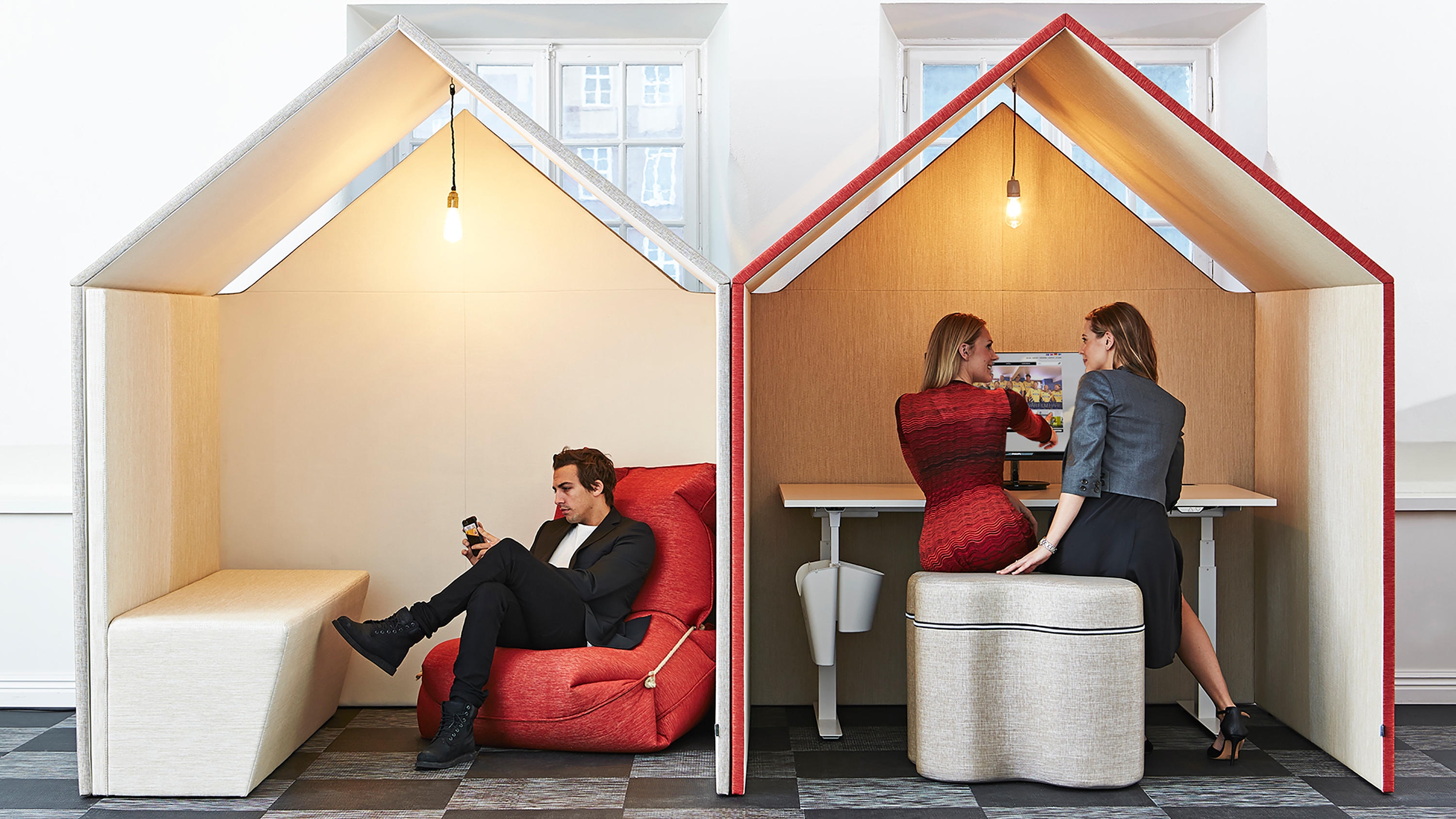 THE HUT WITH FRONT SCREEN AND DOOR - Office Pods from Götessons ...
