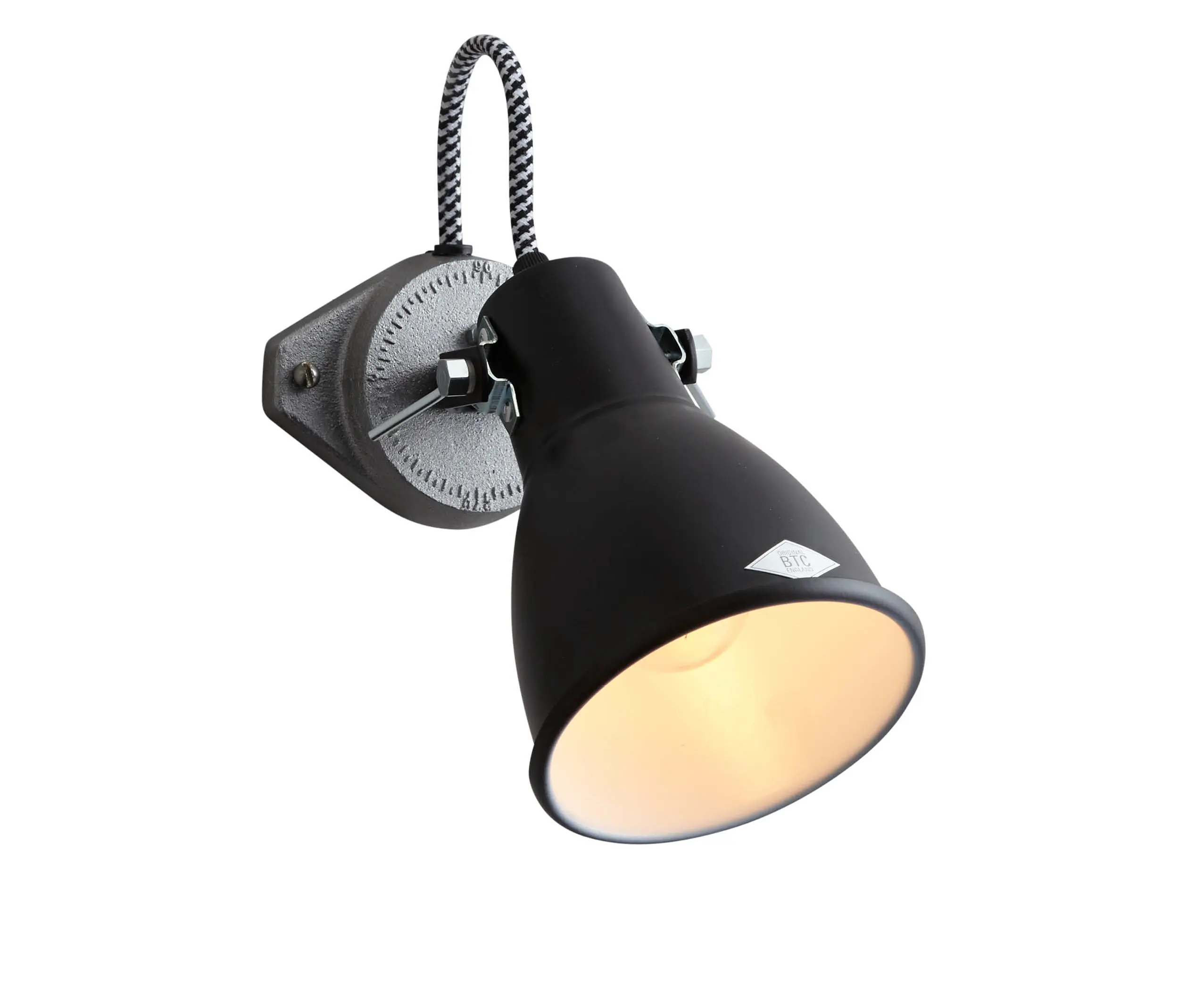 STIRRUP 1 SINGLE WALL LIGHT, BLACK - Wall lights from Original BTC ...