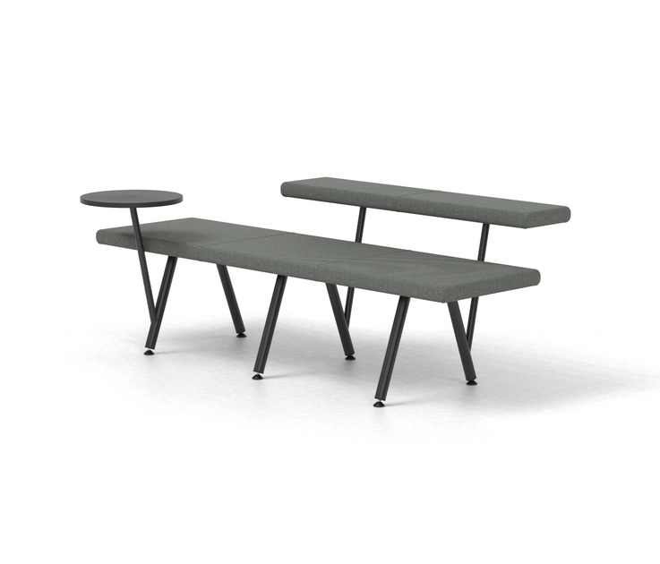 AUTOBAHN, SEAT WITH FLOATING TABLE - Benches from Derlot | Architonic