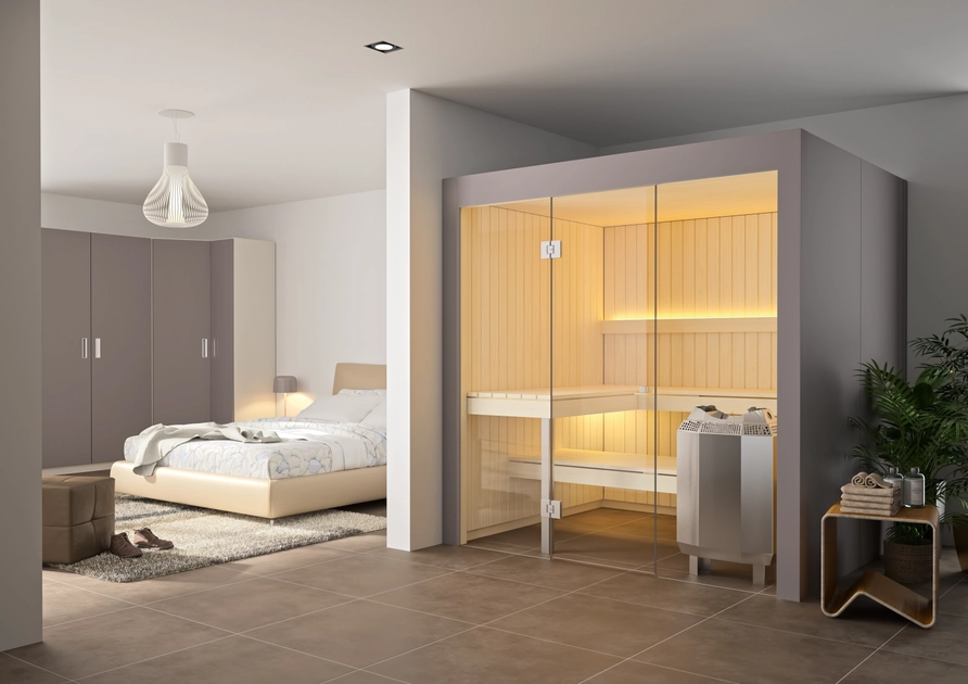 NIDO INDOOR URBAN GREY - Saunas from Küng Wellness | Architonic