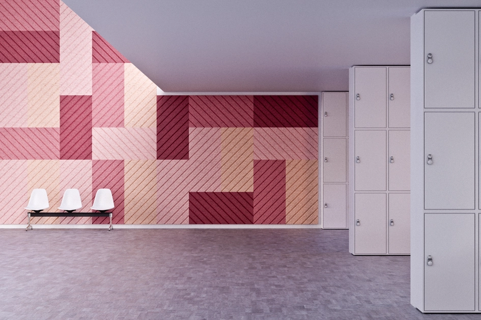 BAUX ACOUSTIC PANELS - CAMPUS LOCKERROOM - Wood panels from BAUX ...