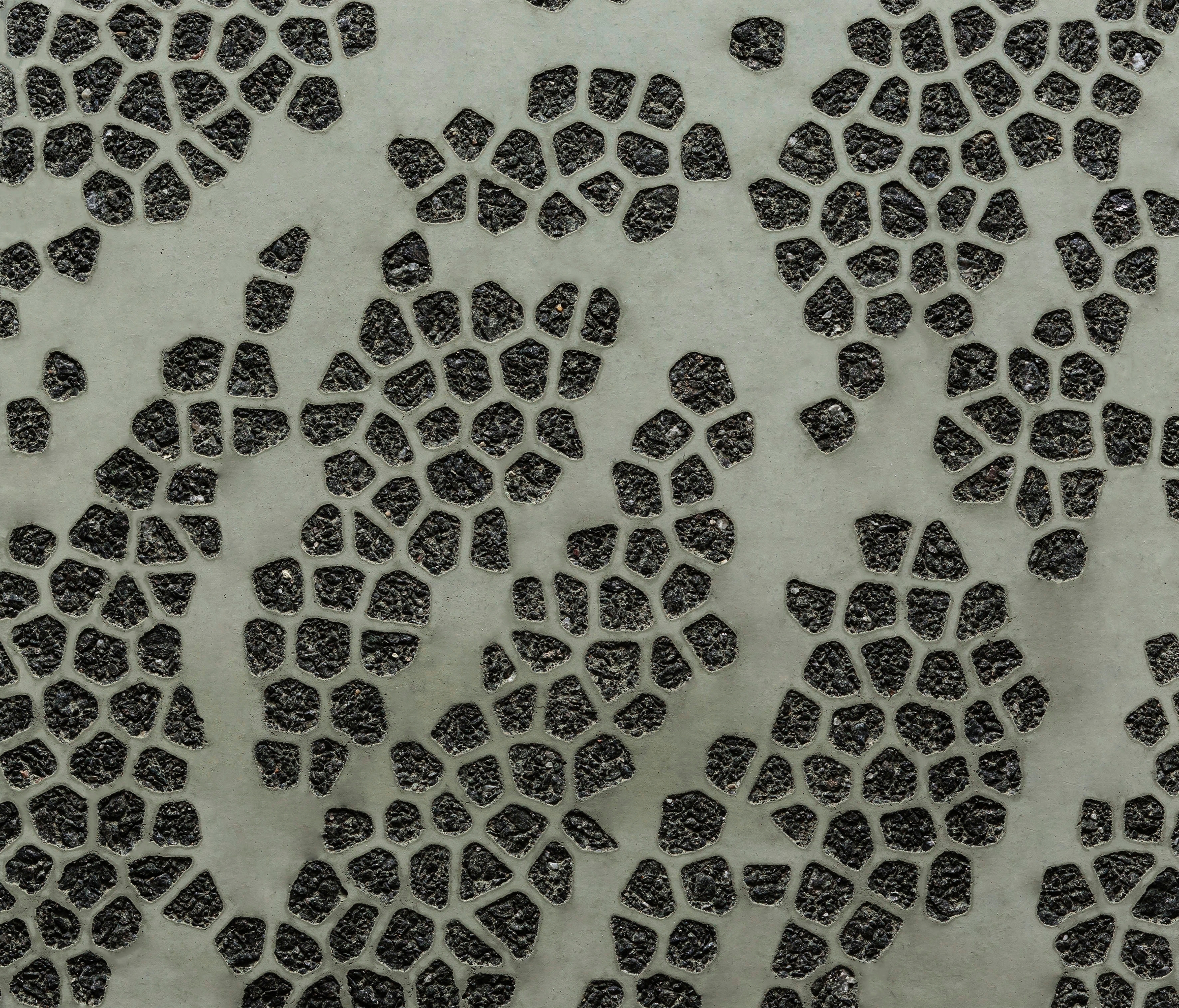 GCFLOW MOSAIC ELLIPSE GREY CEMENT - GREY AGGREGATE - Exposed concrete ...