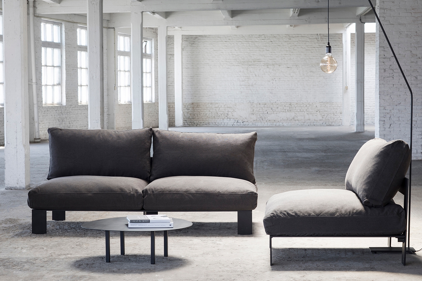 INTERIOR DESIGN BY BEA MOMBAERS BENCH THREE SEATER APRICOT - Sofas from ...