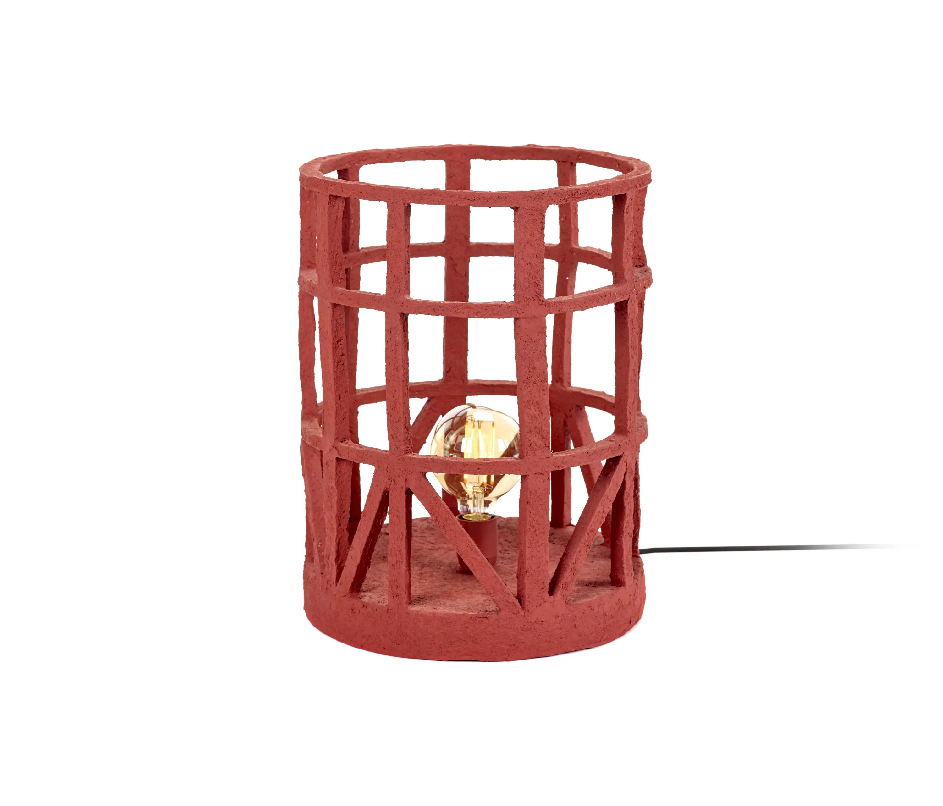 EARTH STANDING LAMP PAPER MACHE RED L - Free-standing lights from Serax ...