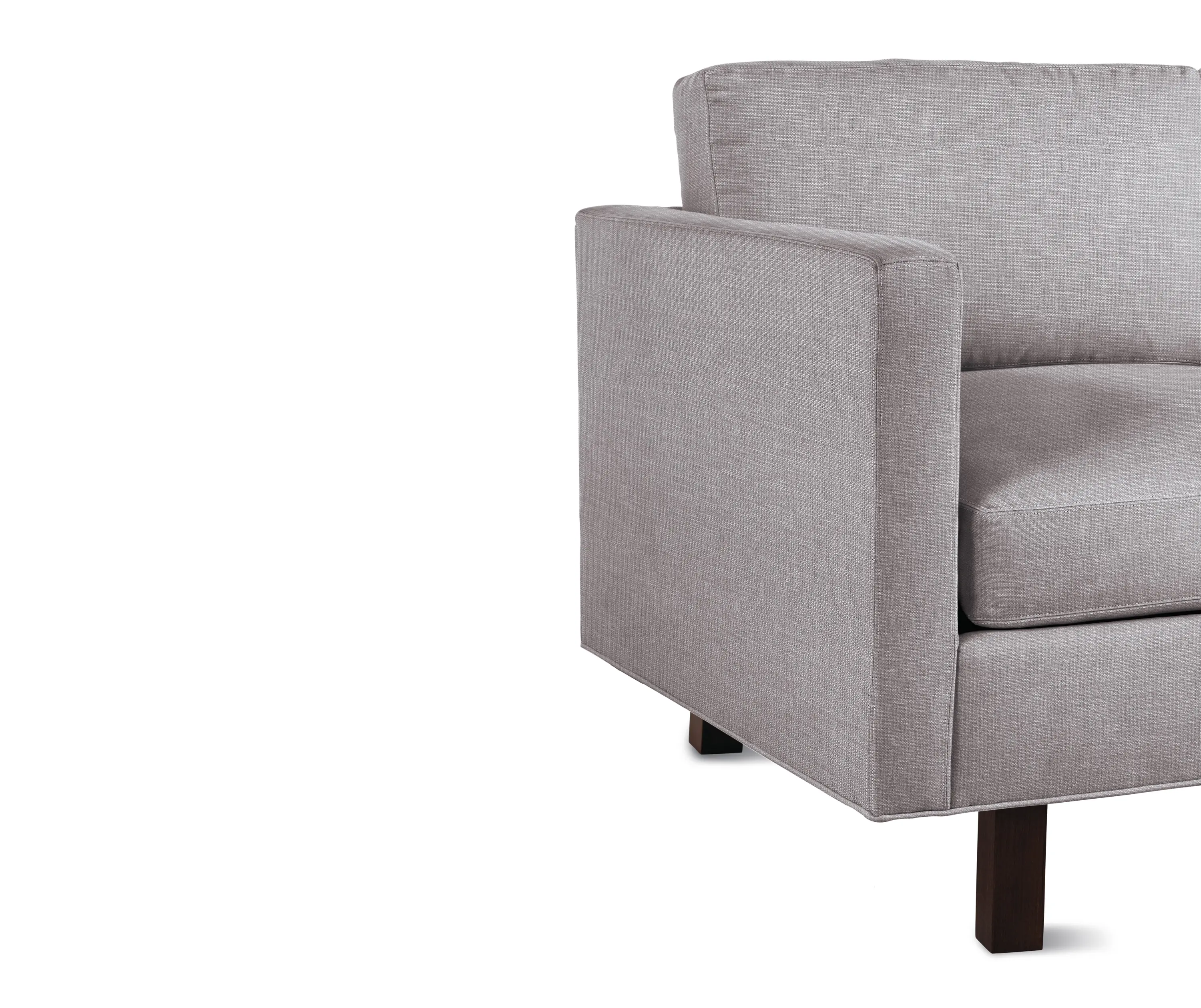 GOODLAND ARMCHAIR IN FABRIC, WALNUT LEGS – Poltrone di Design Within ...