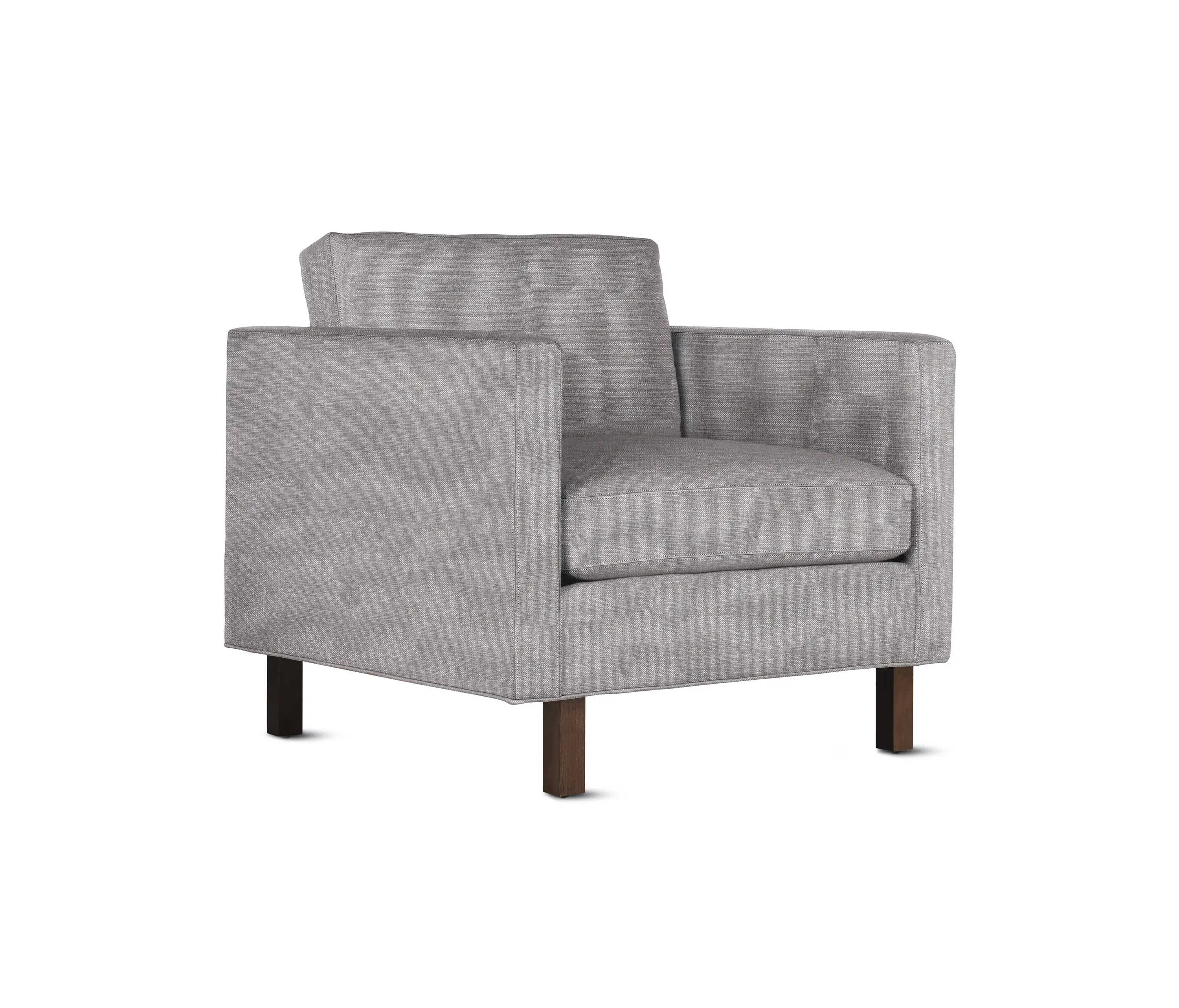 GOODLAND ARMCHAIR IN FABRIC, WALNUT LEGS – Poltrone di Design Within ...