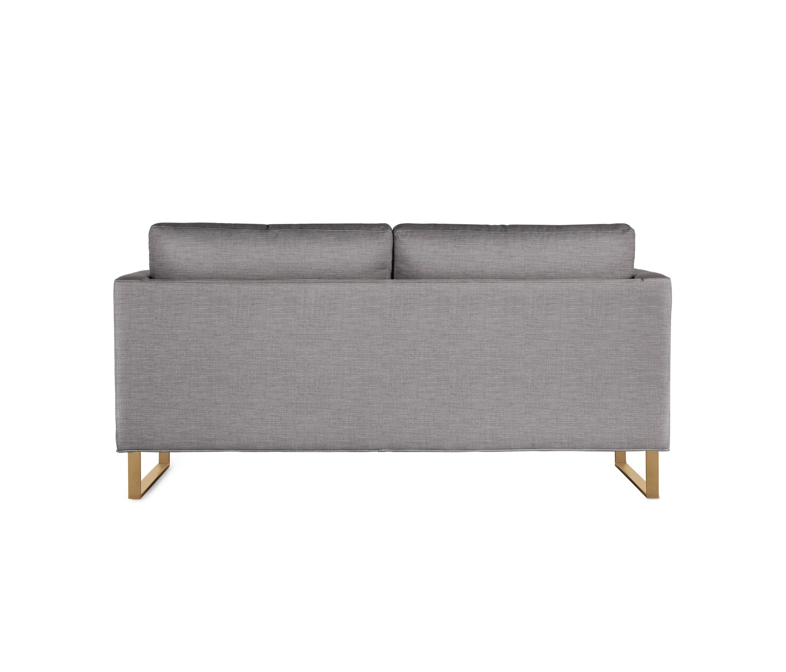 GOODLAND TWO-SEATER SOFA IN FABRIC, BRONZE LEGS – Divani di Design ...