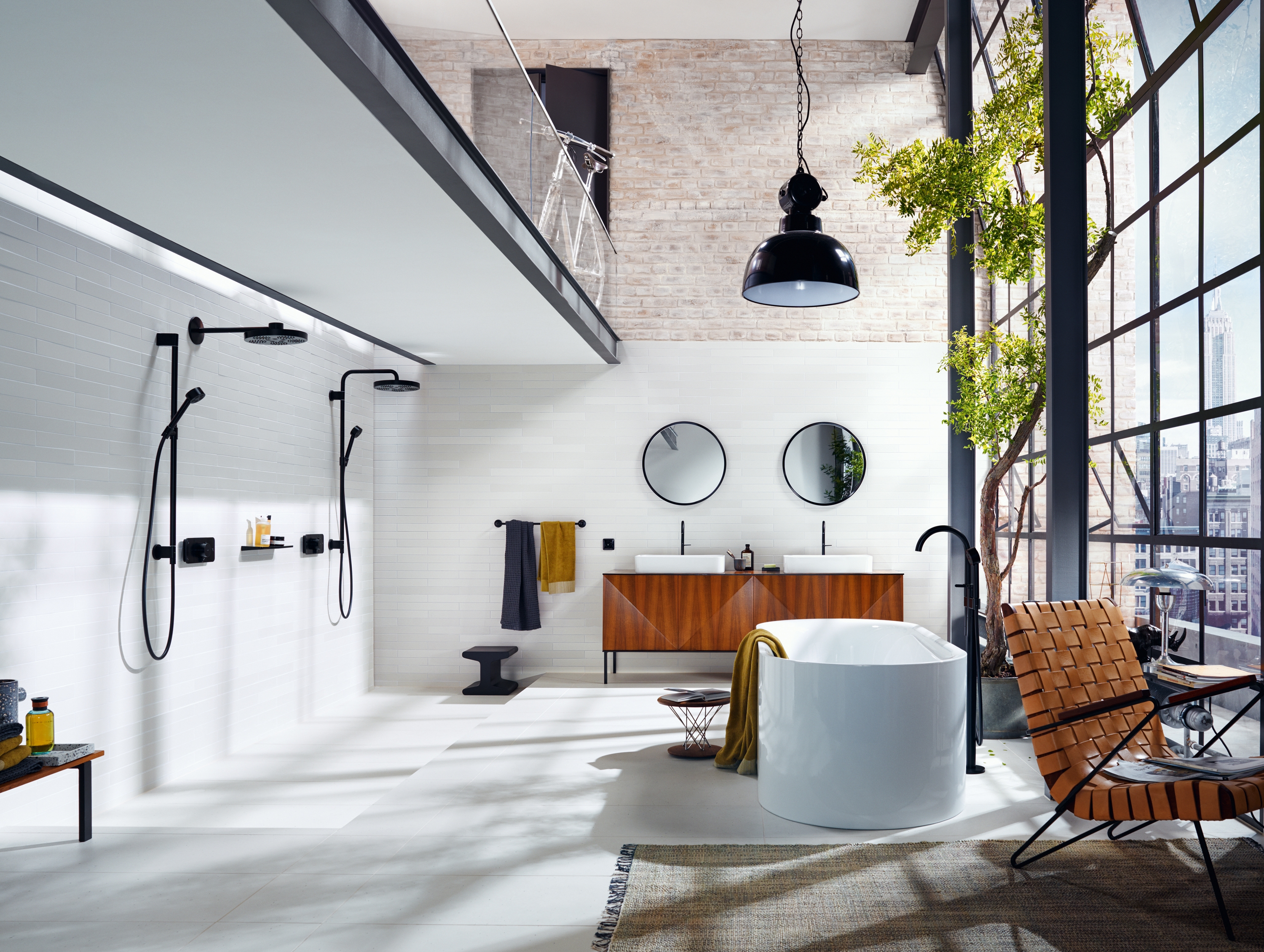 AXOR UNIVERSAL CIRCULAR ACCESSORIES WALL MIRROR - Bath mirrors from ...