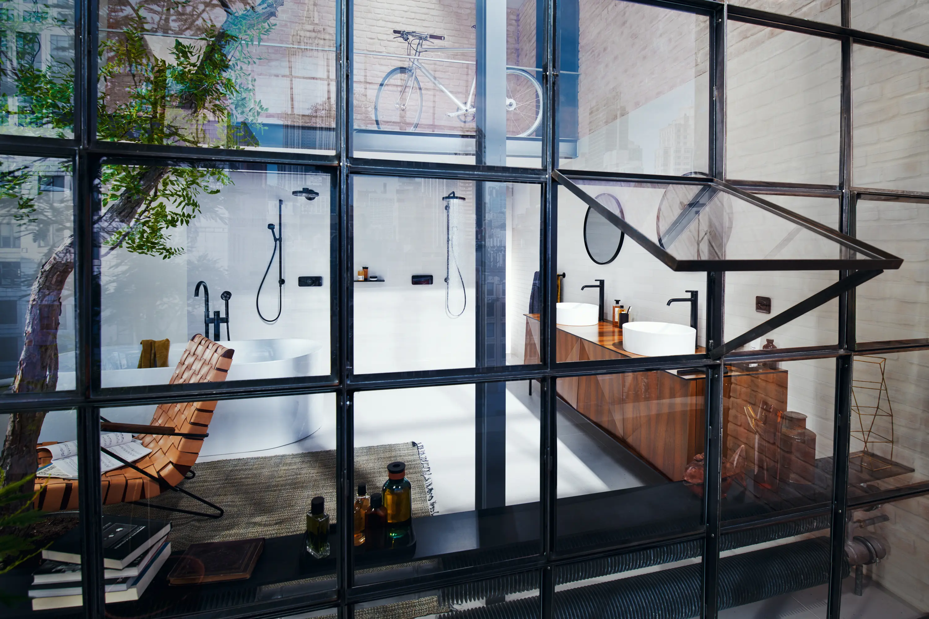 AXOR ONE THERMOSTATIC MODULE FOR CONCEALED INSTALLATION FOR 2 FUNCTIONS ...