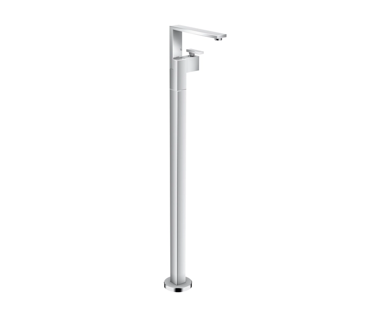 AXOR EDGE | SINGLE LEVER BASIN MIXER FLOOR-STANDING WITH PUSH-OPEN ...