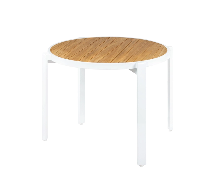 ALLUX STACKABLE DINING TABLE Ø 120 CM (ABSTRACT SLATS) - Dining tables ...