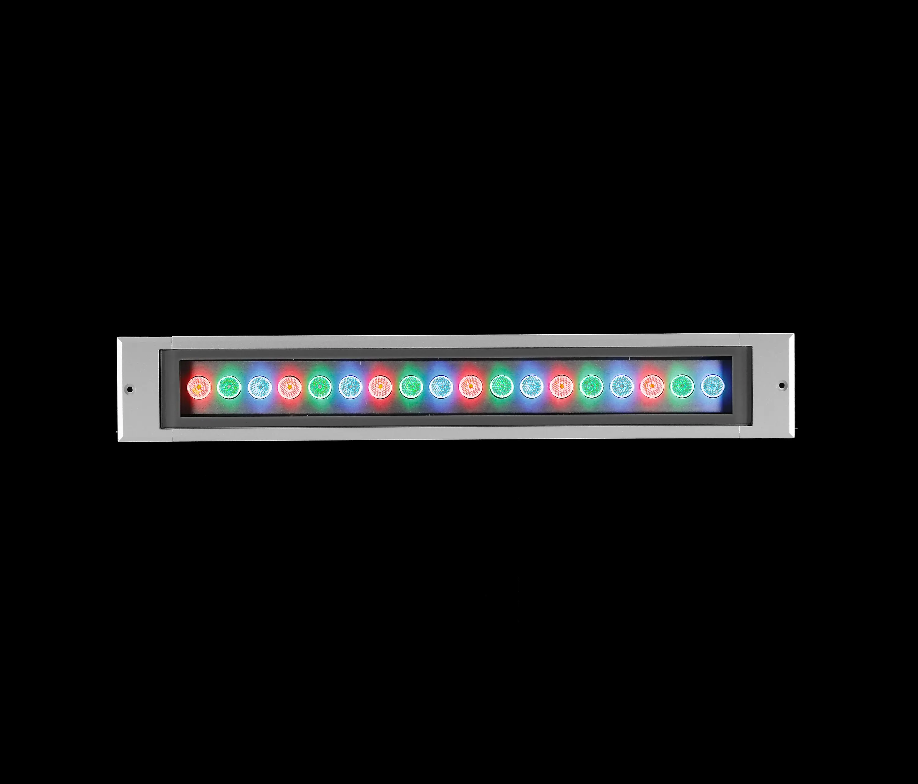 CIELO RGB POWER LED / L 645 MM - SANDBLASTED GLASS - Outdoor recessed ...