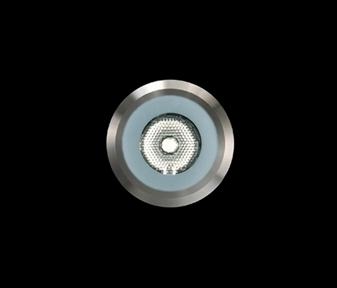 TAPIOCA POWER LED / Ø 55MM - ANODIZED ALUMINIUM FRAME - TRANSPARENT ...