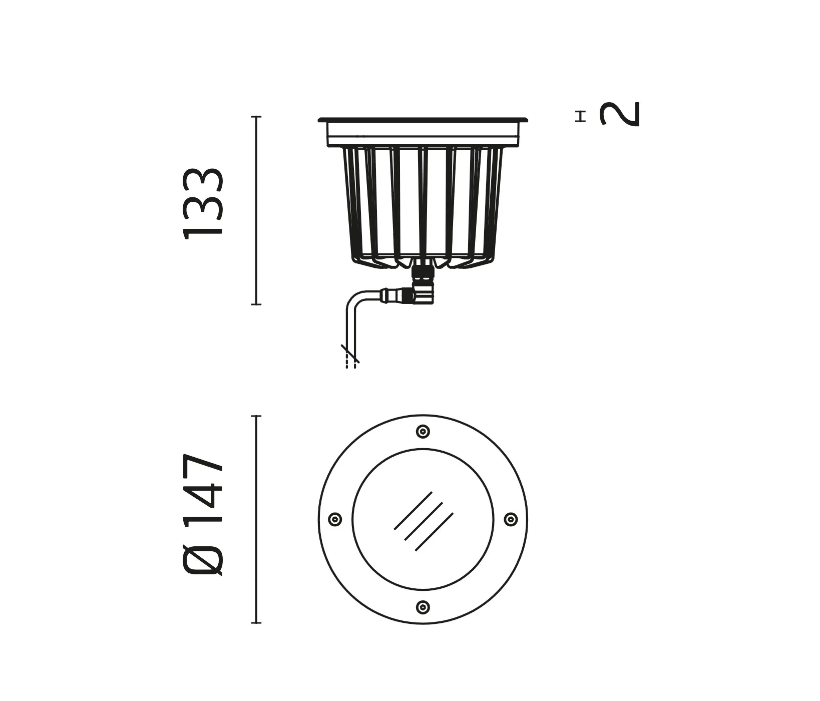NABOO145 POWER LED / ADJUSTABLE OPTIC - WIDE BEAM 50° - Outdoor ...