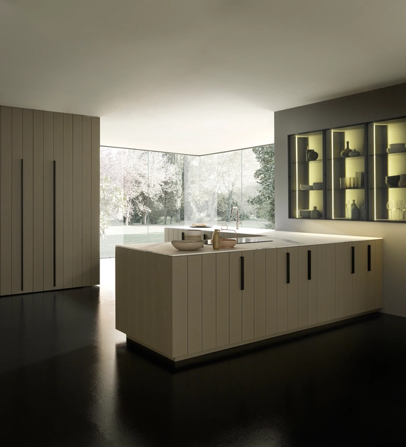 FLOAT 3 WITH HANDLE - Fitted kitchens from Modulnova | Architonic