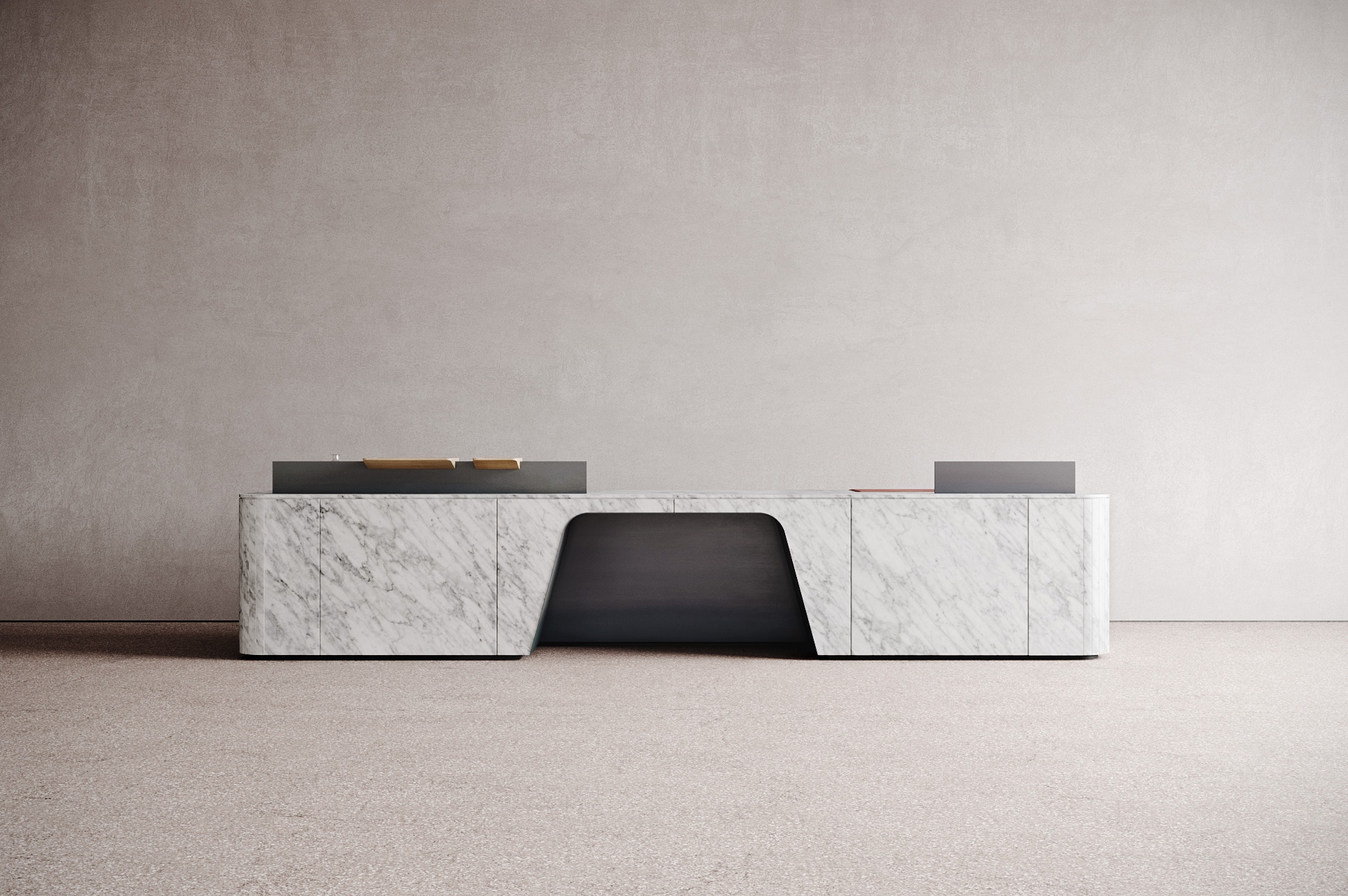 JOIN DESK STONE CONFIGURATION 4 - Counters from Isomi | Architonic