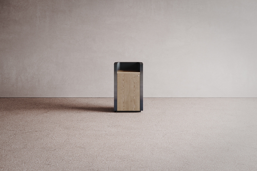 FLO LECTERN IN HOT ROLLED STEEL CONFIGURATION 2 - Stehpulte von Isomi ...