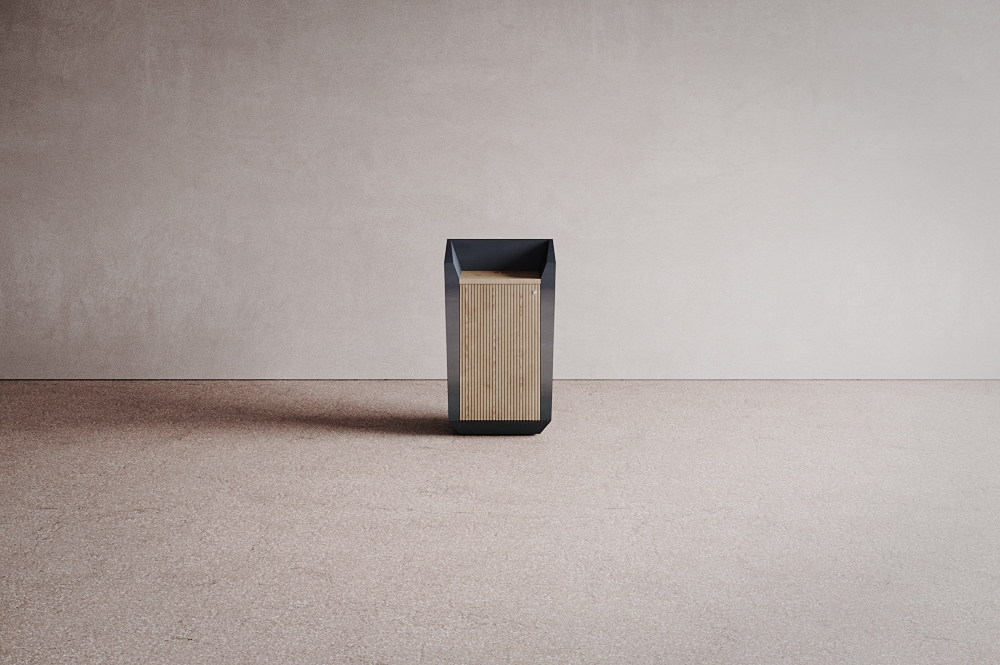 LINEA LECTURN IN HOT ROLLED STEEL CONFIGURATION 3 - Stehpulte von Isomi ...