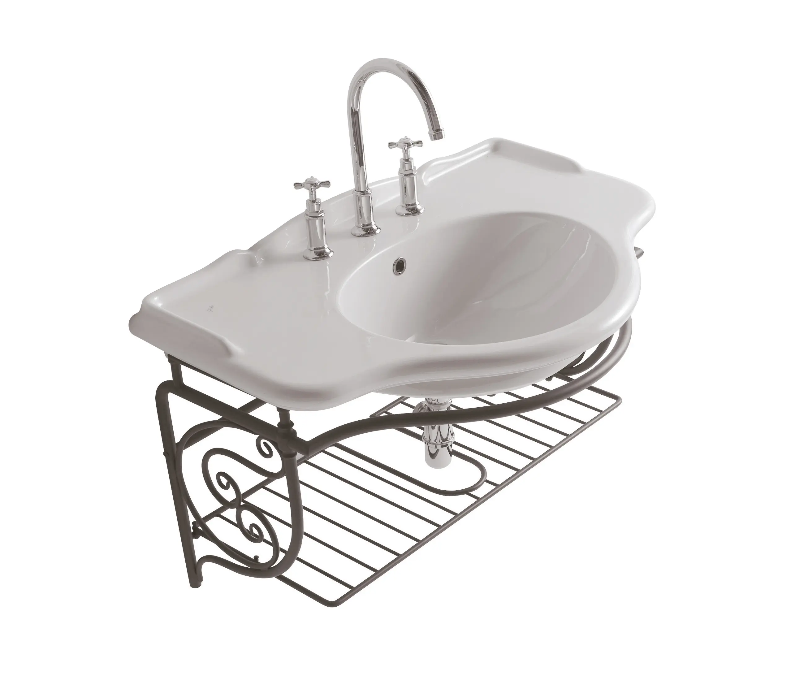 PAESTUM WALL-HUNG STRUCTURE - Wash basins from CERAMICA GLOBO | Architonic