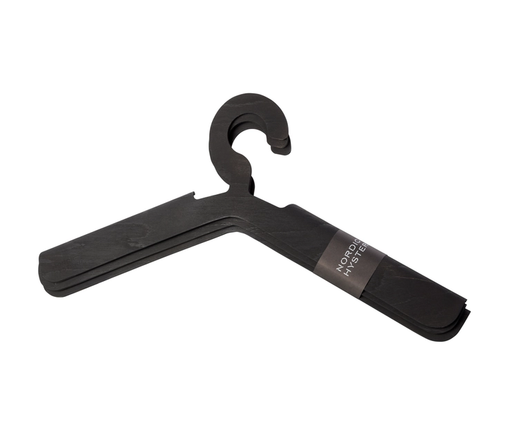 SIIPI HANGER BLACK, SET OF 5 – Cintres de Nordic Hysteria | Architonic