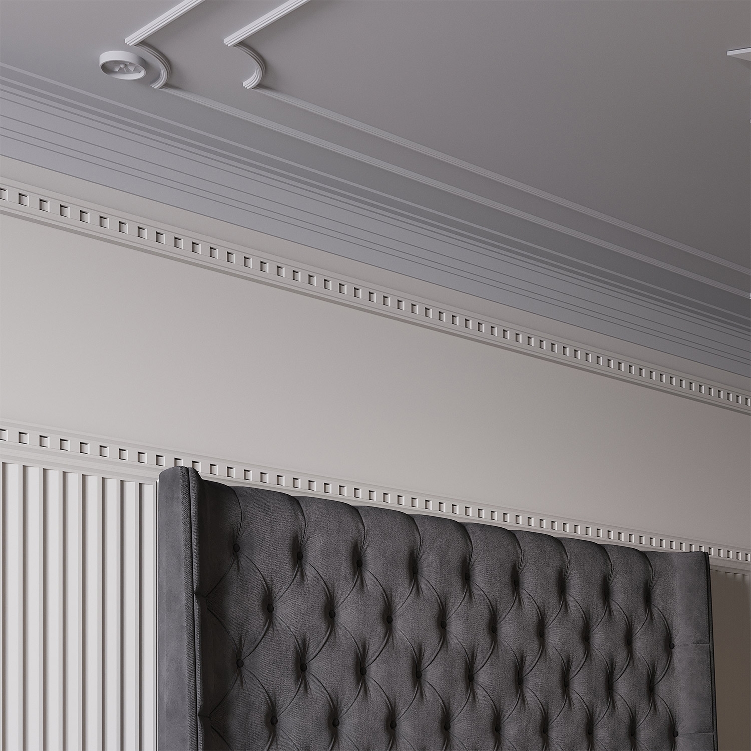 INTERIOR MOULDINGS - CORNICE MOULDING PROFHOME 650241 - Coving from e ...
