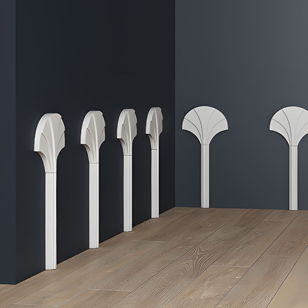 INTERIOR MOULDINGS - FULL COLUMN PEDESTAL PROFHOME 114002 - Baseboards ...