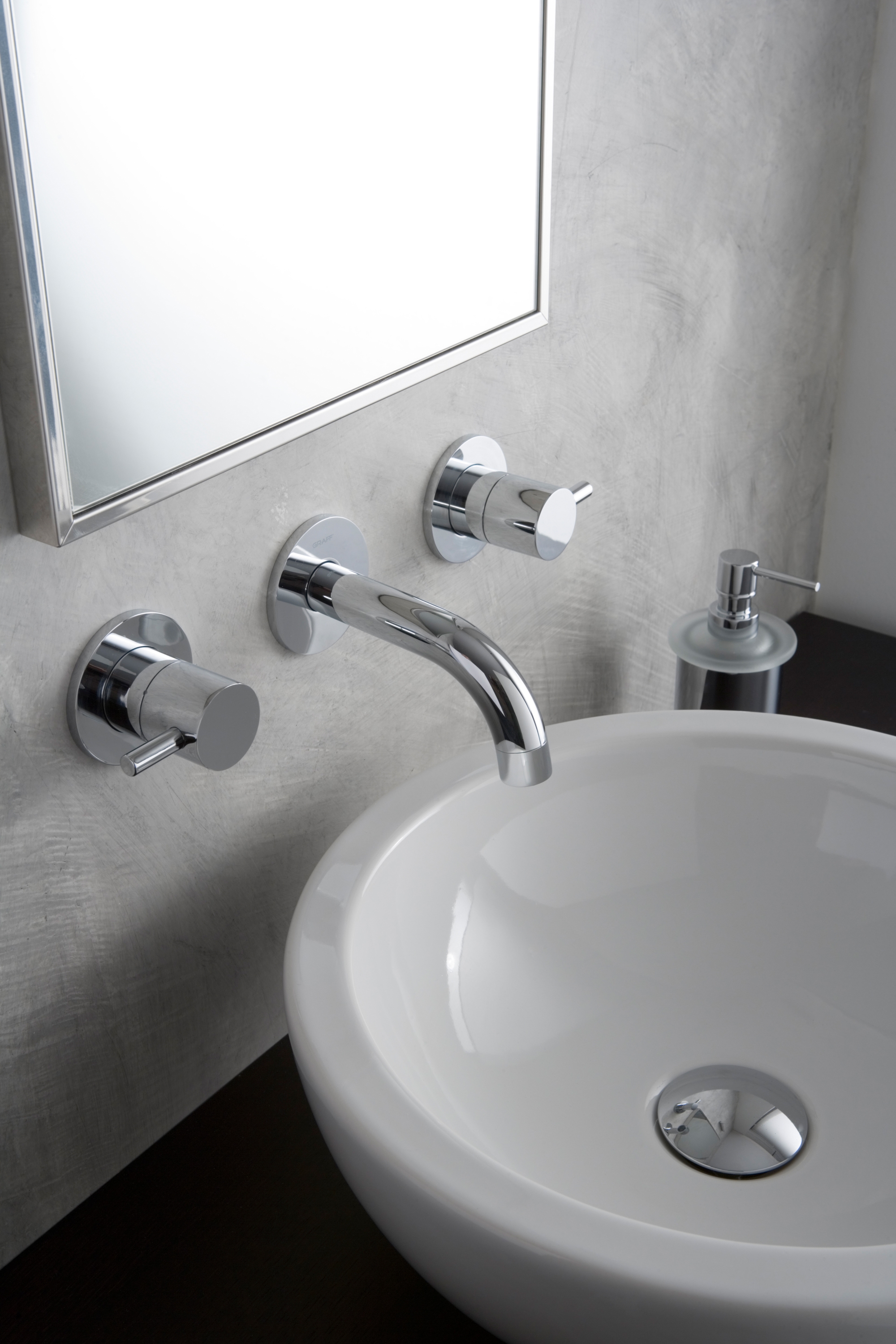 M.E. 25 - SINGLE LEVER BASIN MIXER - HIGH - Wash basin taps from Graff ...