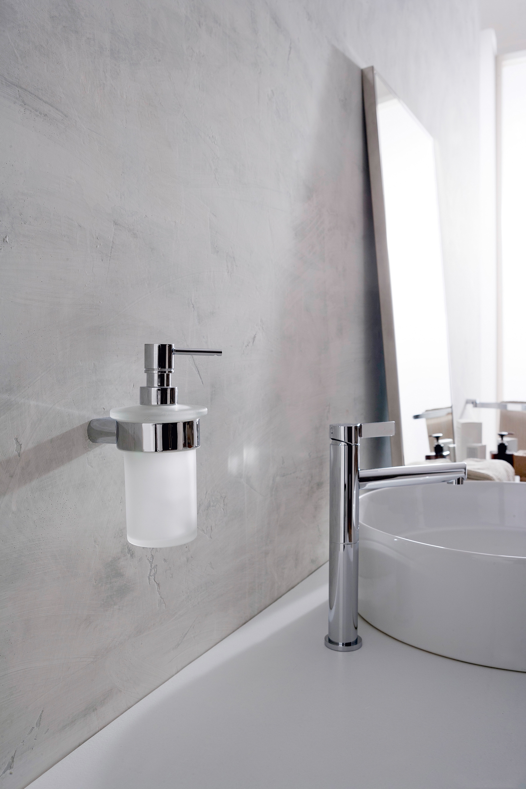 TERRA - WALL-MOUNTED BATH & SHOWER MIXER WITH HAND SHOWER SET - Bath ...