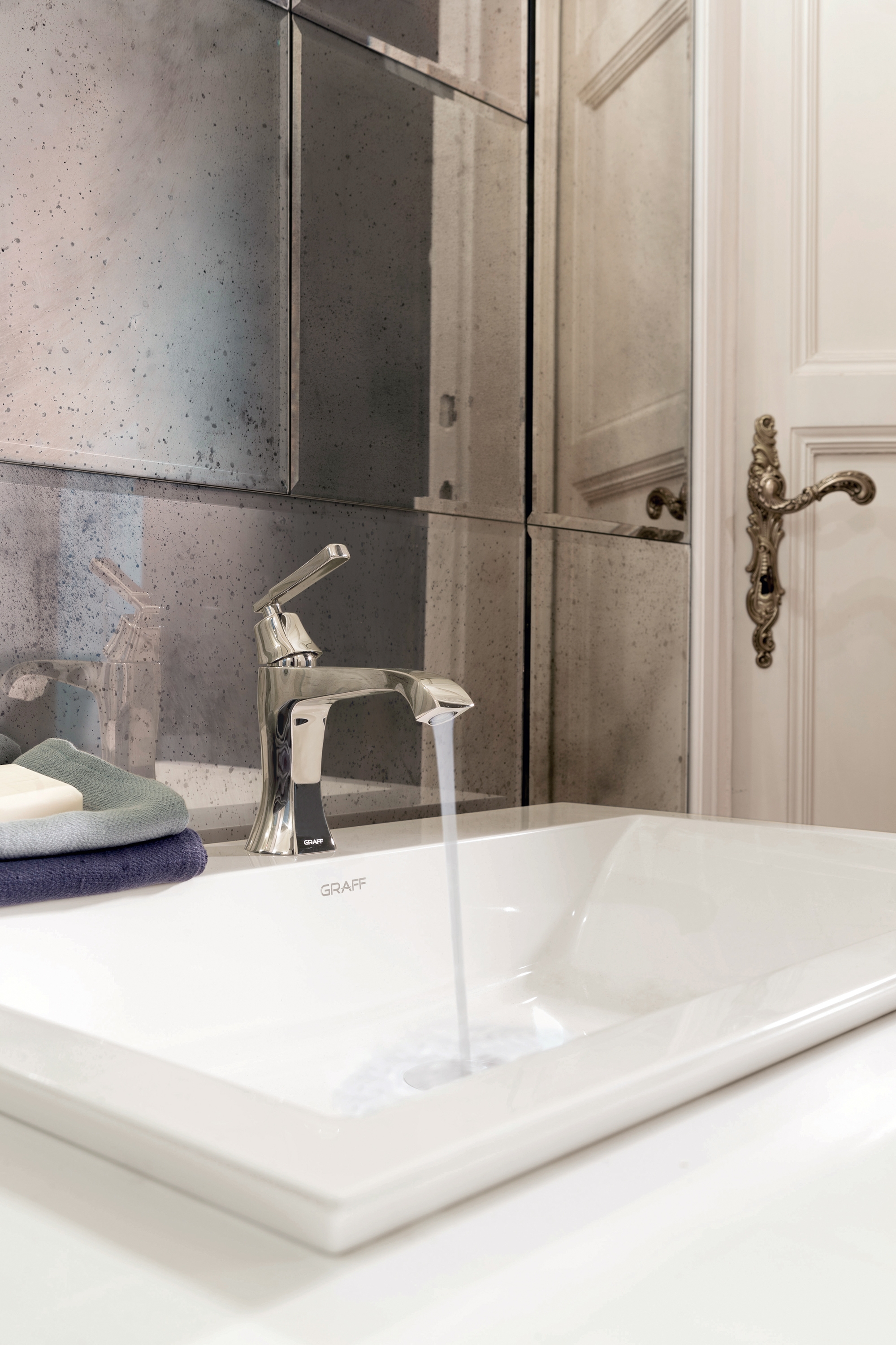 FINEZZA - 3/4" CONCEALED THERMOSTAT AND CUT-OFF VALVE - EXPOSED PARTS ...