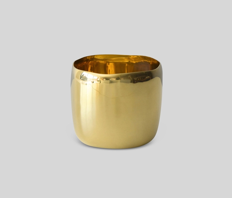 SQUARE VESSEL |12 CM BRASS - Bowls from Tina Frey Designs | Architonic