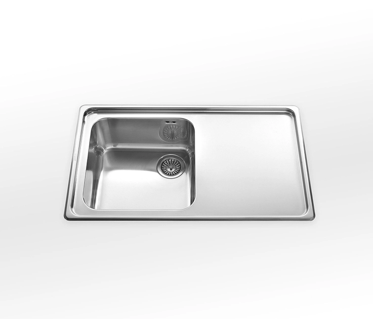 BUILT-IN SINK BASIC 87/1V1SL - Kitchen sinks from ALPES-INOX | Architonic