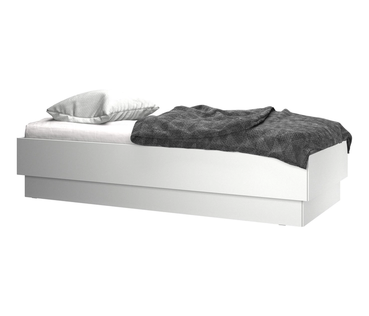 LUGANO BED WITH SLATTED FRAME AND STORAGE COMPARTMENT UNDER THE FOLD-UP ...
