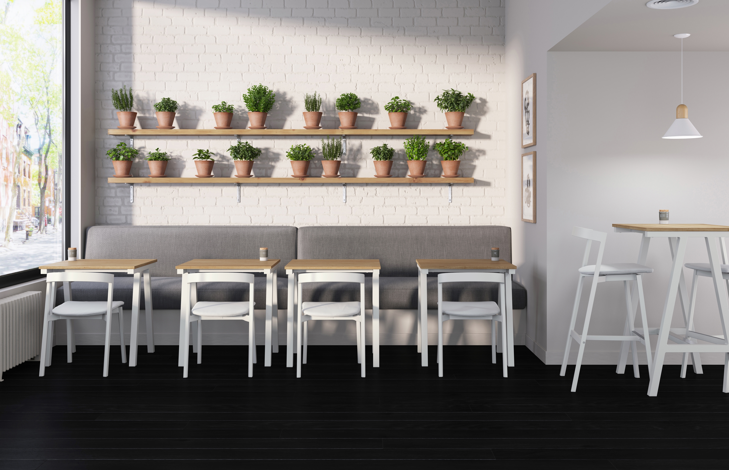 MORNINGTON BAR STOOL WITH ALUMINIUM SEAT AND CUSHION - Bar stools from ...