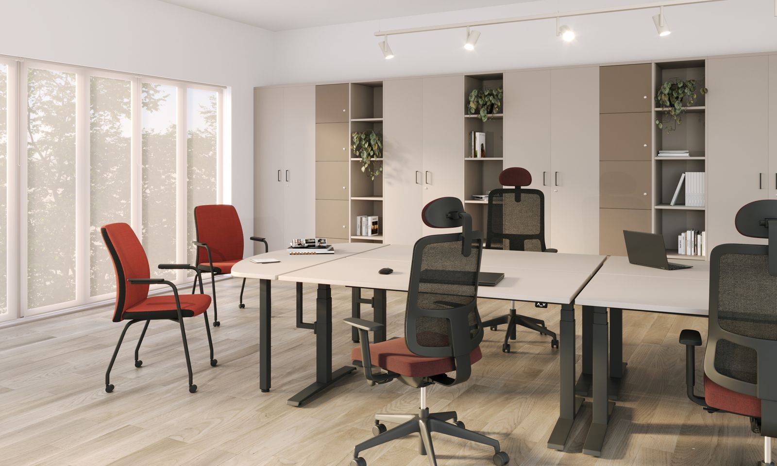 EMODEL 3.0 MOBILE DESK WITH ELECTRIC HIGHT ADJUSTMENT - Schreibtische ...
