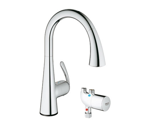 LADYLUX3 CAFÉ TOUCH WITH GROHTHERM MICRO - Kitchen taps from Grohe USA ...