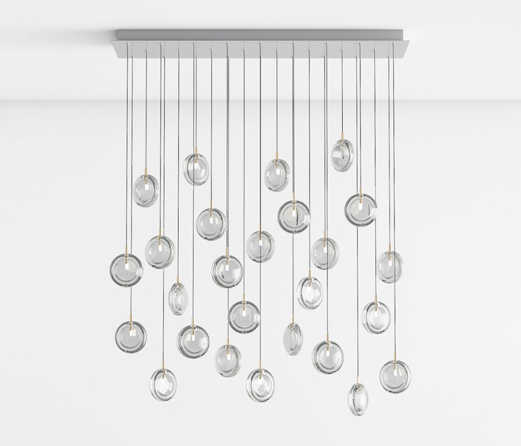 LENS CHANDELIER - Suspended lights from Bomma | Architonic