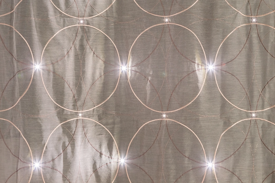 SHEER CIRCLES | SAND - Dekorstoffe von Forster Rohner Textile ...