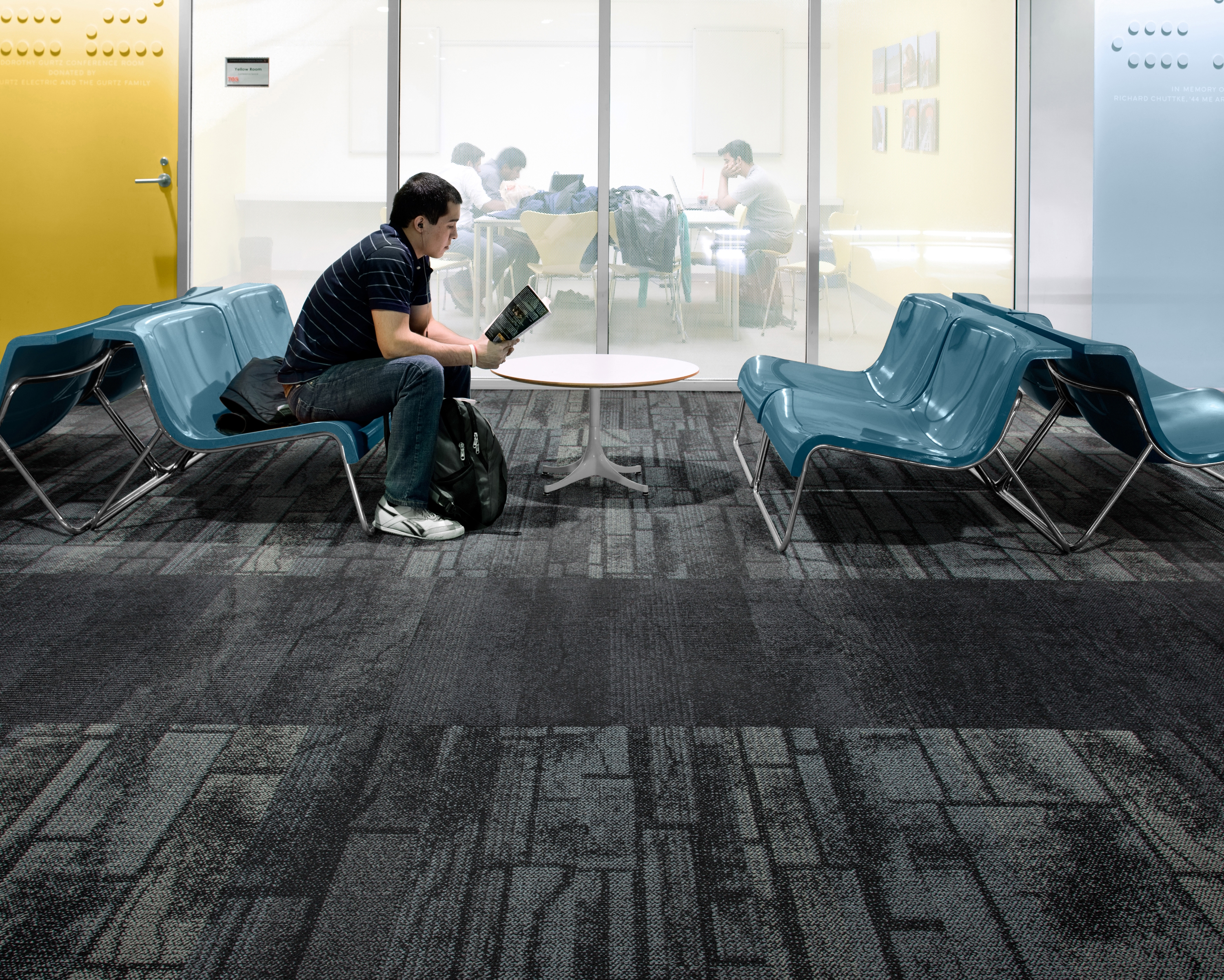 NEIGHBORHOOD SMOOTH DRU RED/SMOOTH - Carpet tiles from Interface USA ...