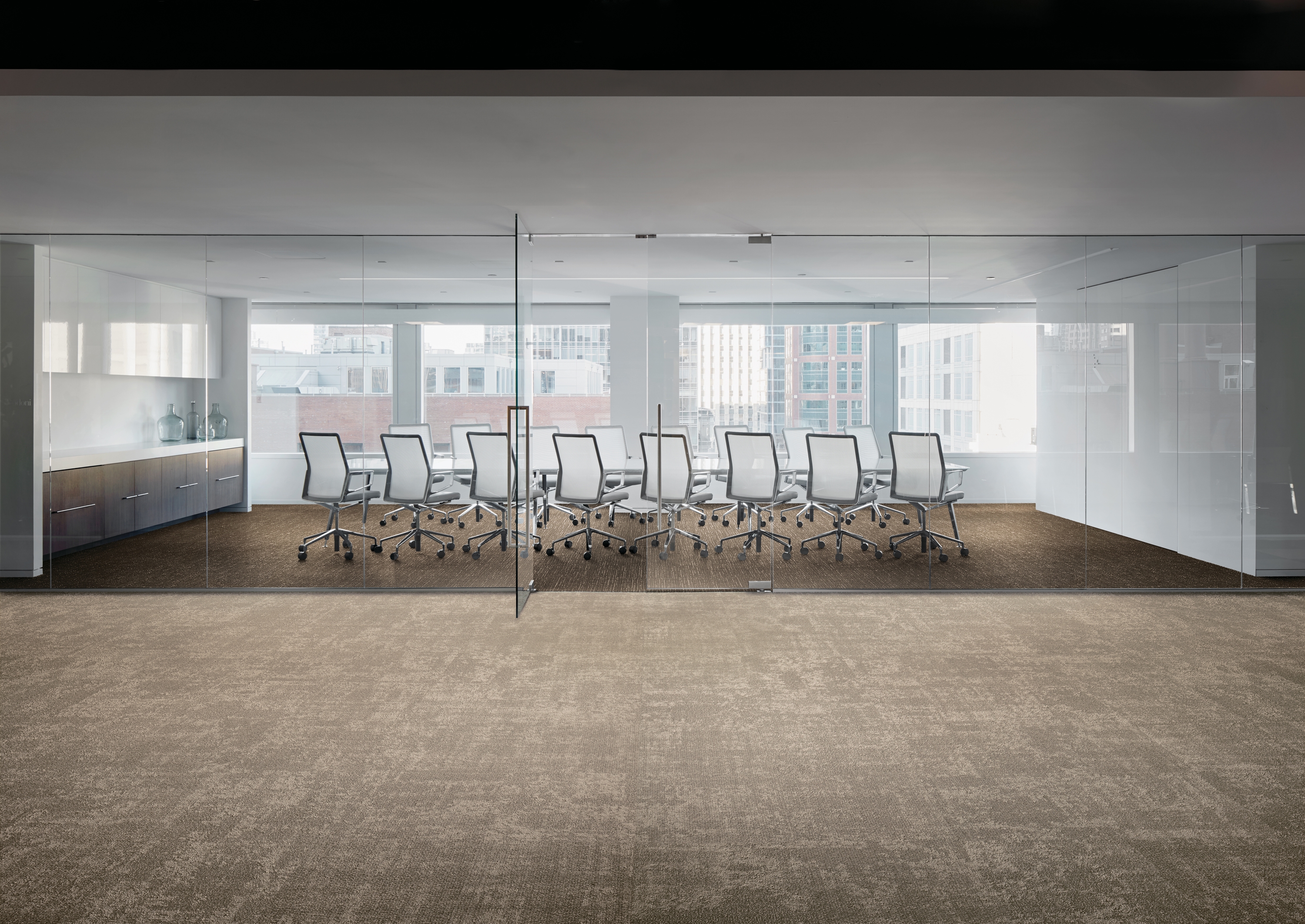 VIEW FROM ABOVE - NIGHT FLIGHT MEADOW - Carpet tiles from Interface USA ...