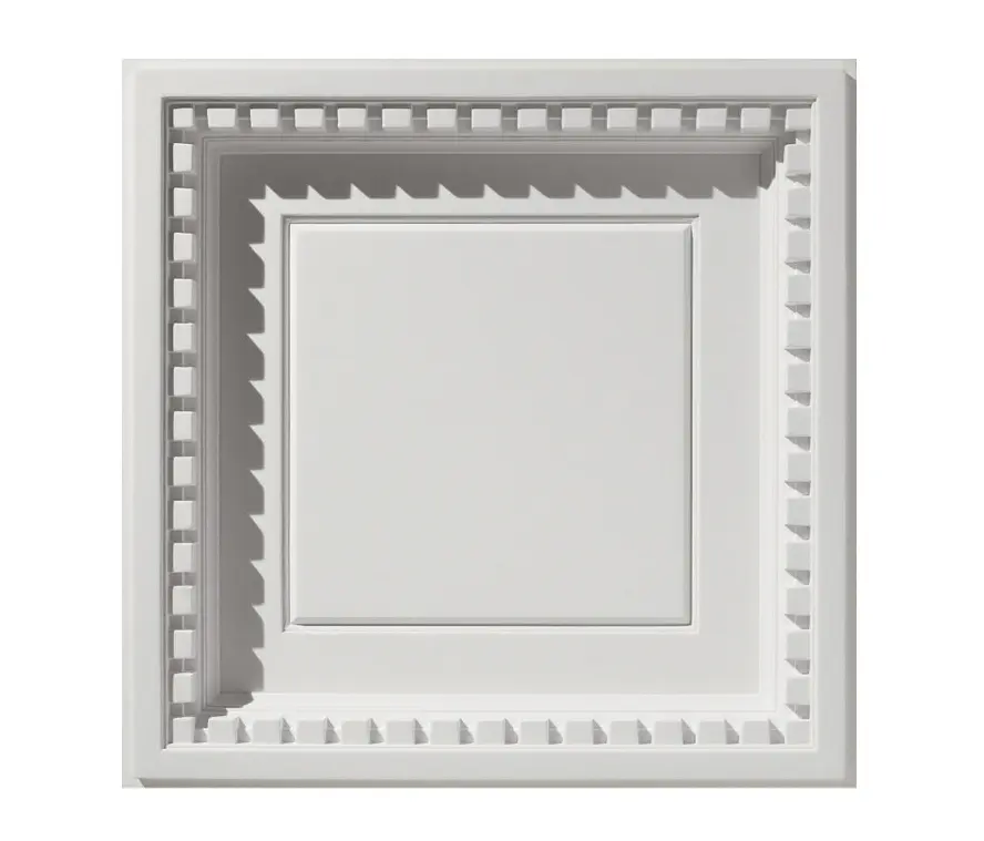 COFFERED DENTIL WITH REVEALED EDGE CEILING TILE - Mineral composite ...