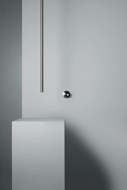 OTTAVO | STAINLESS STEEL WALL MOUNTED MIXER WITH CEILING SPOUT - Wash ...