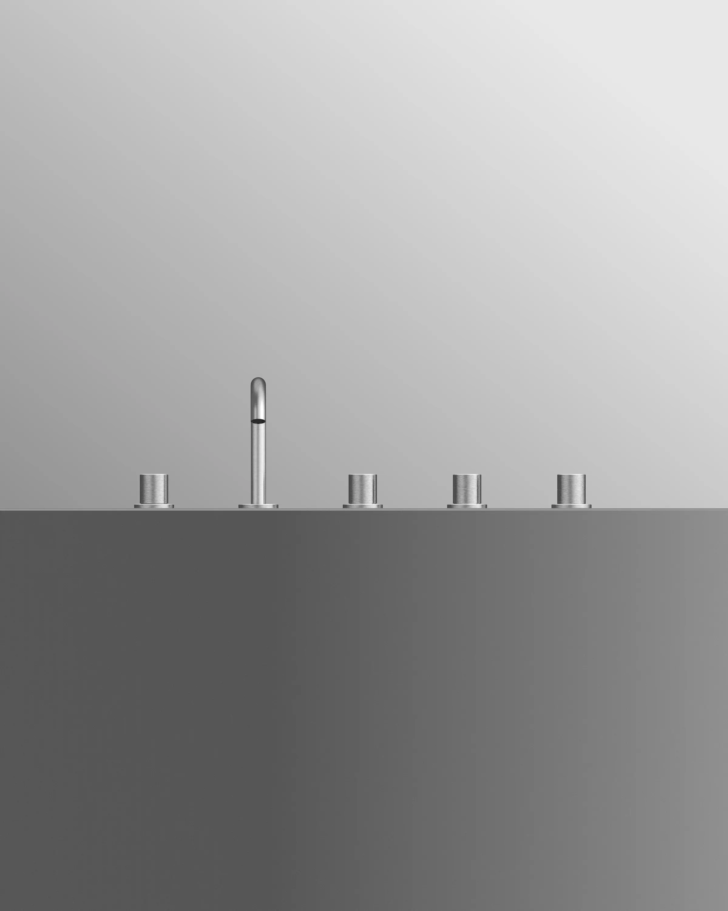 HUM | THREE HOLE MIXER WITH SWIVELLING SPOUT AND HYDROPROGRESSIVE MIXER ...