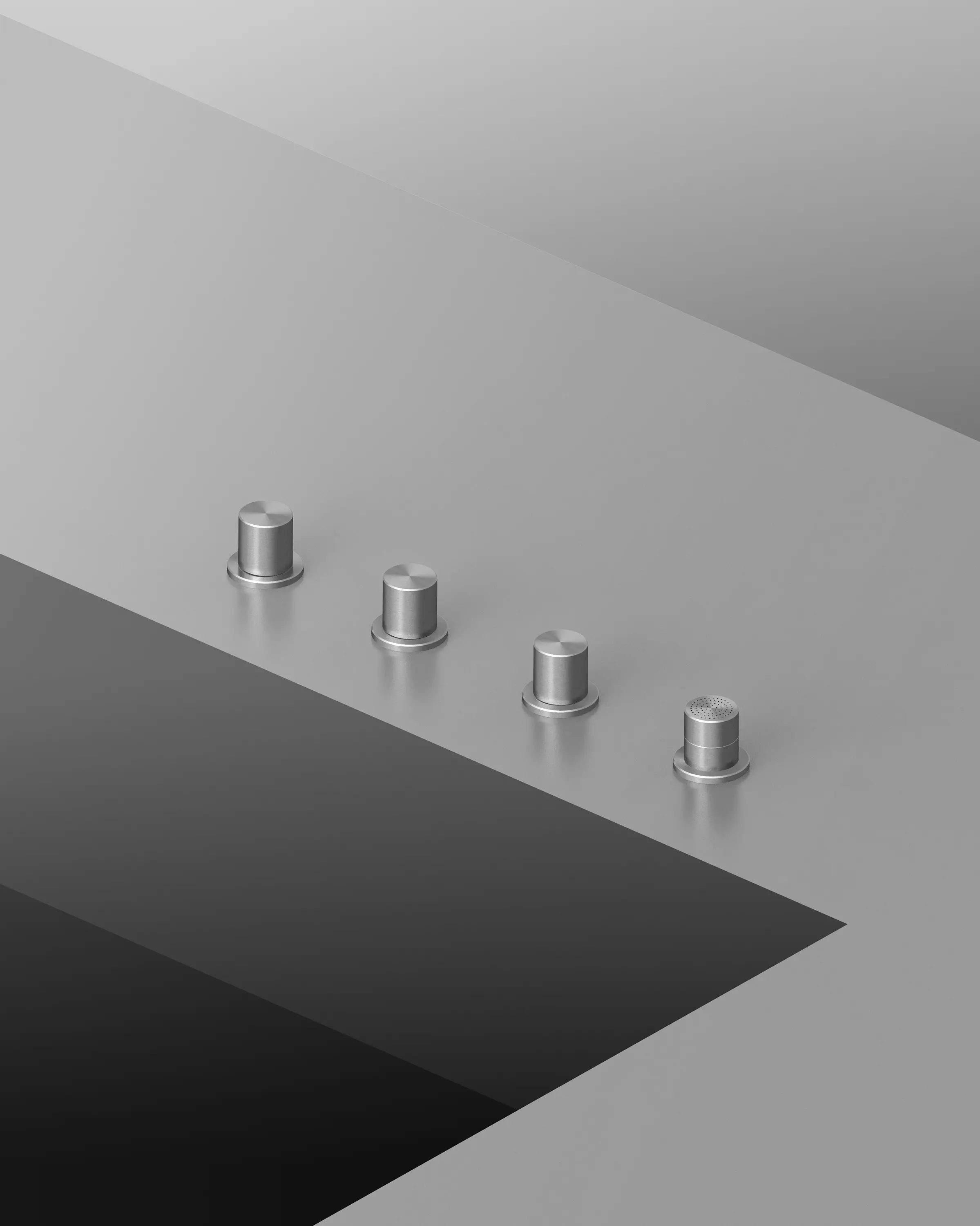 HUM | TWO HOLE MIXER AND HYDROPROGRESSIVE MIXER WITH HANDSHOWER KIT ...