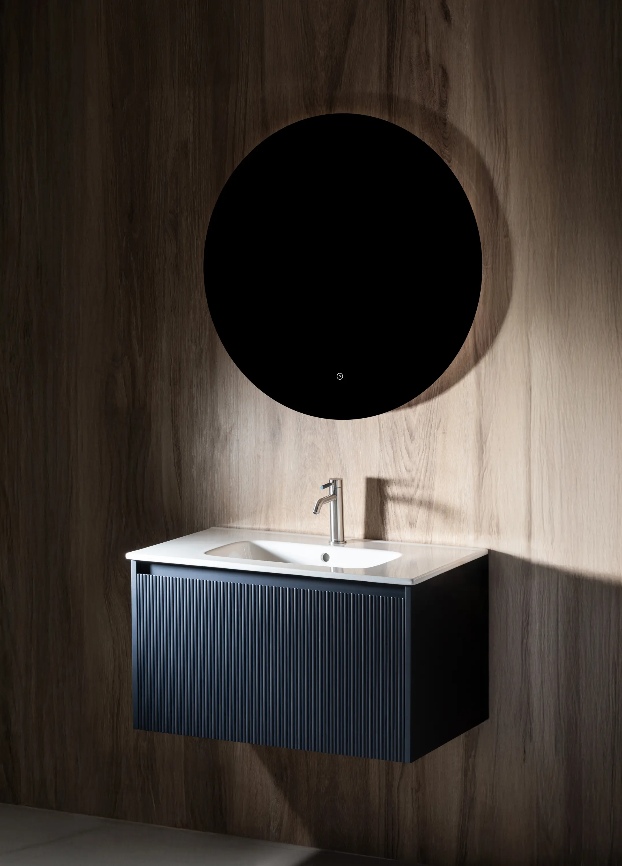 STUDIO 316 | WALL MOUNTED VANITY UNIT 800 MATT NAVY – Meubles sous ...
