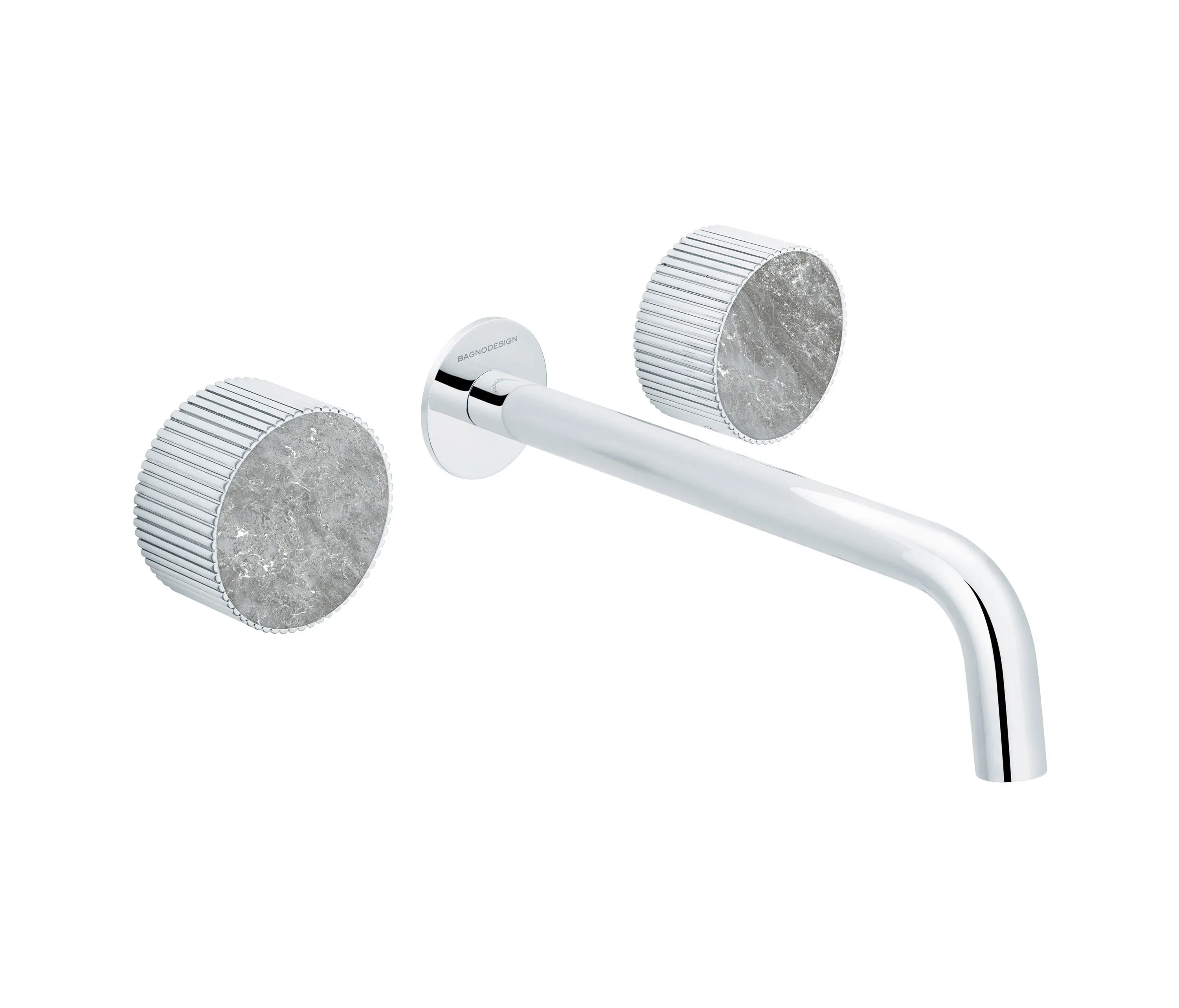 CHIASSO | CONCEALED 3 HOLE BASIN MIXER WITH ROMA DIAMOND GRIGIO MARBLE ...