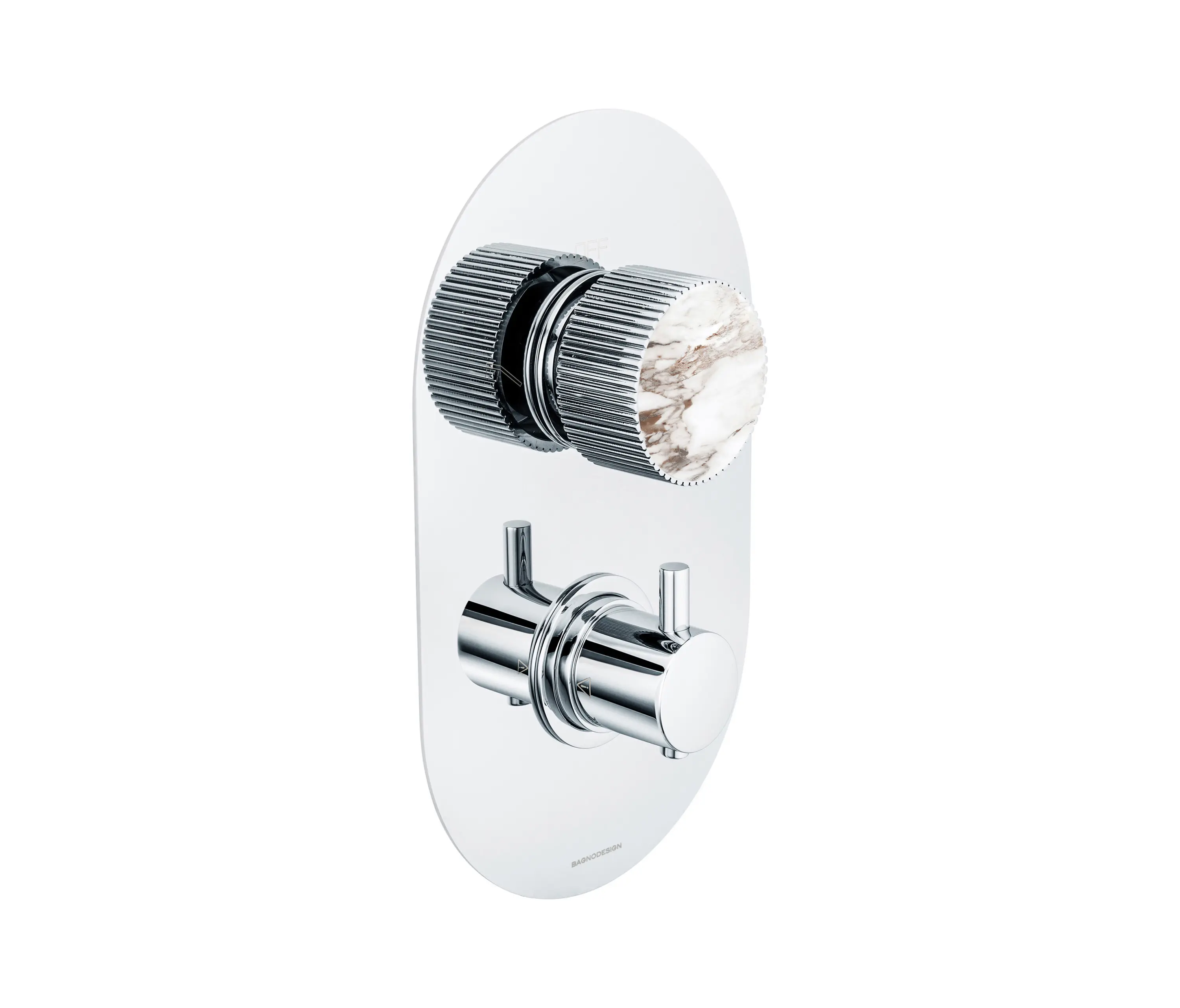CHIASSO | CONCEALED THERMOSTATIC SHOWER WITH 2 WAYS DIVERTER WITH ...