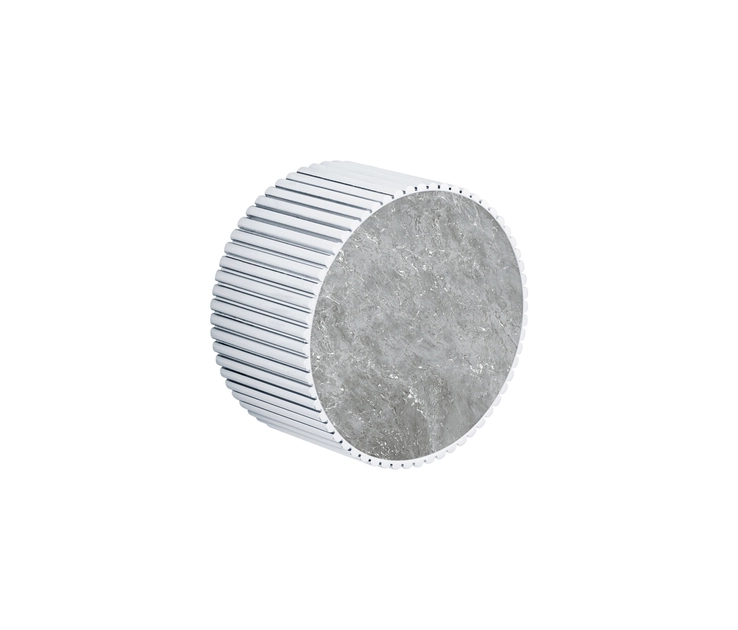 CHIASSO | CONCEALED STOP VALVE WITH ROMA DIAMOND GRIGIO MARBLE INSERT ...